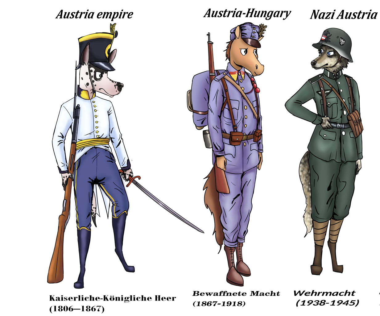 #3575057 - safe, artist:juninhooficial, dog, earth pony, anthro, army ...