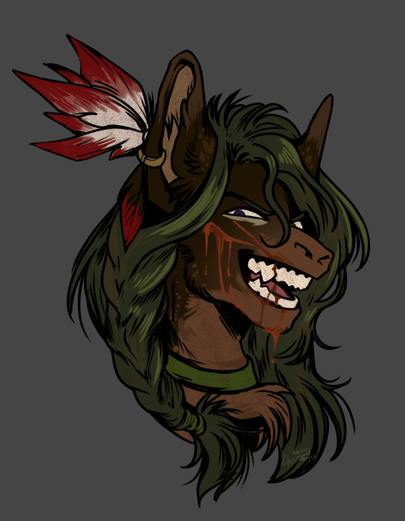 #3575223 - safe, artist:nekromaanta, oc, oc only, oc:floral fern, earth ...