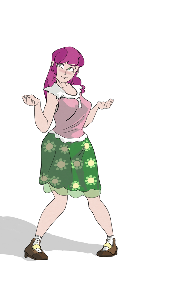 #3575725 - safe, artist:ponny, cheerilee, human, g4, blushing, clothes ...