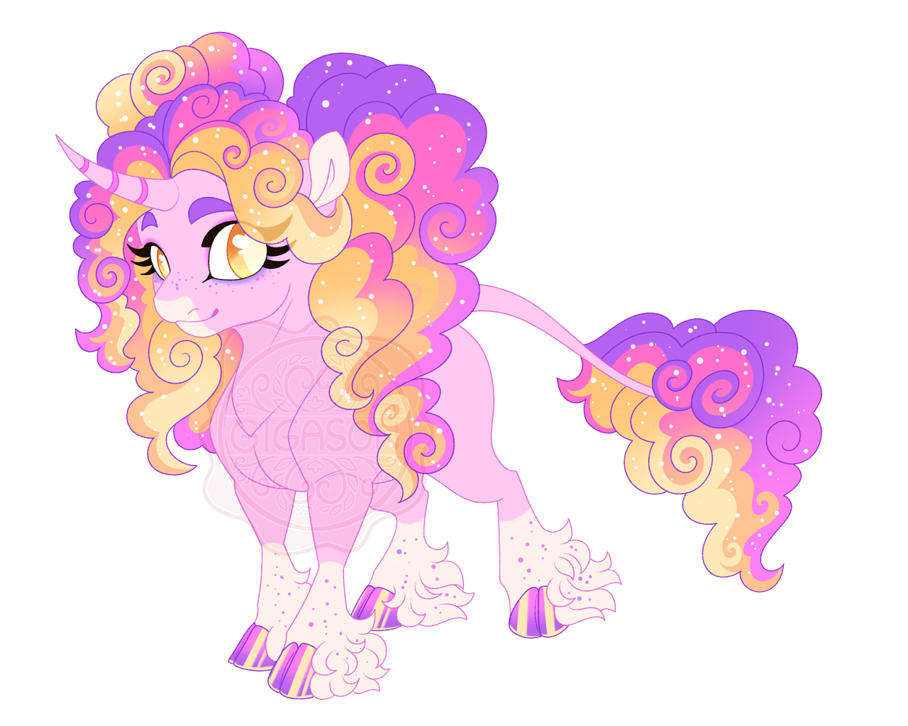 #3559201 - safe, artist:gigason, oc, oc only, oc:gummy sunrise, pony, unicorn, g4, absurd ...