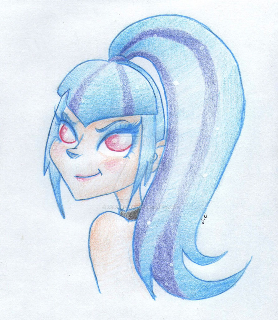 #3576604 - safe, artist:obscuresaku, sonata dusk, human, equestria ...