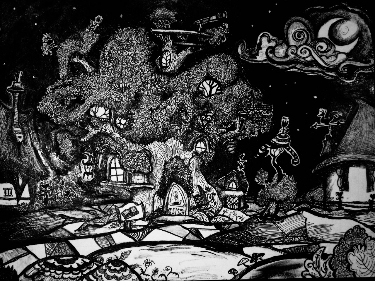 #3576636 - safe, artist:lainwiththedevil, g4, 2015, golden oaks library ...