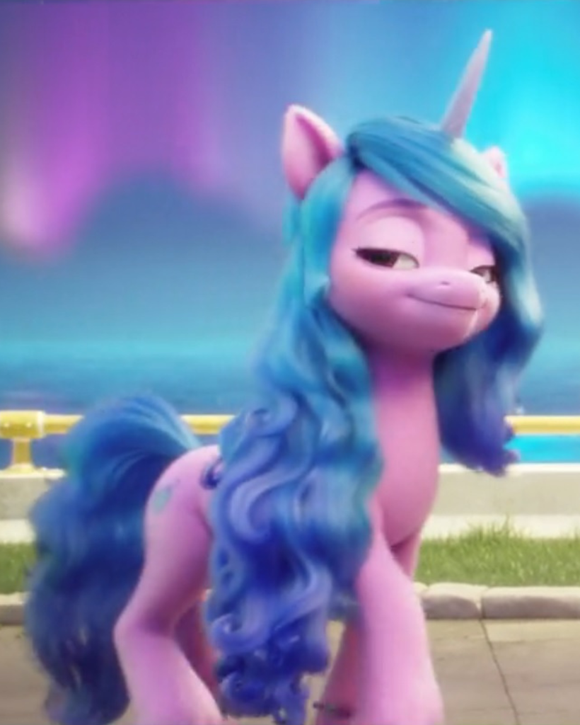 #3576959 - safe, edit, edited screencap, screencap, izzy moonbow, pony, unicorn, g5, my little ...