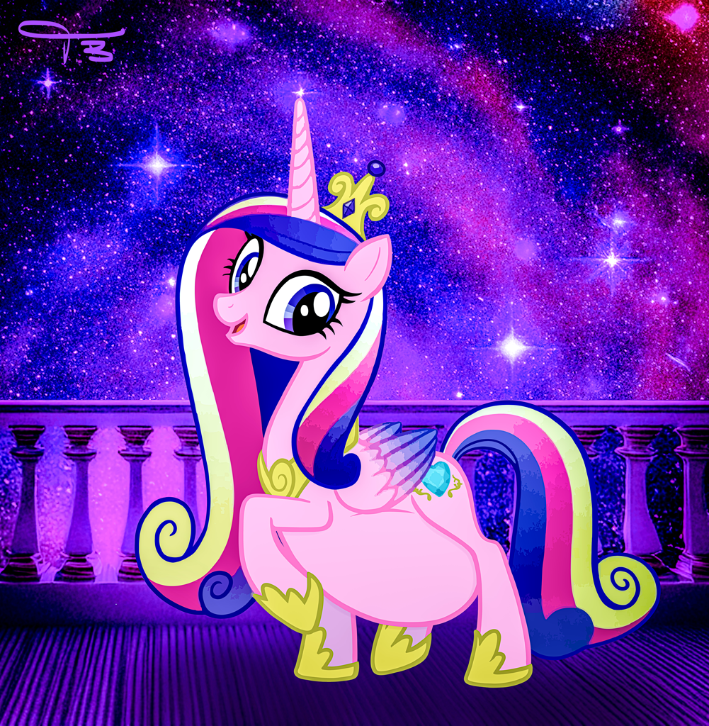 #3576987 - safe, artist:twilightsbelly, princess cadance, alicorn, pony ...