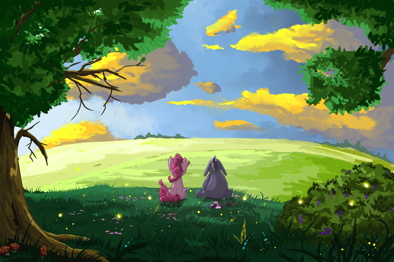 #3577276 - safe, artist:ba2sairus, pinkie pie, donkey, earth pony, pony ...