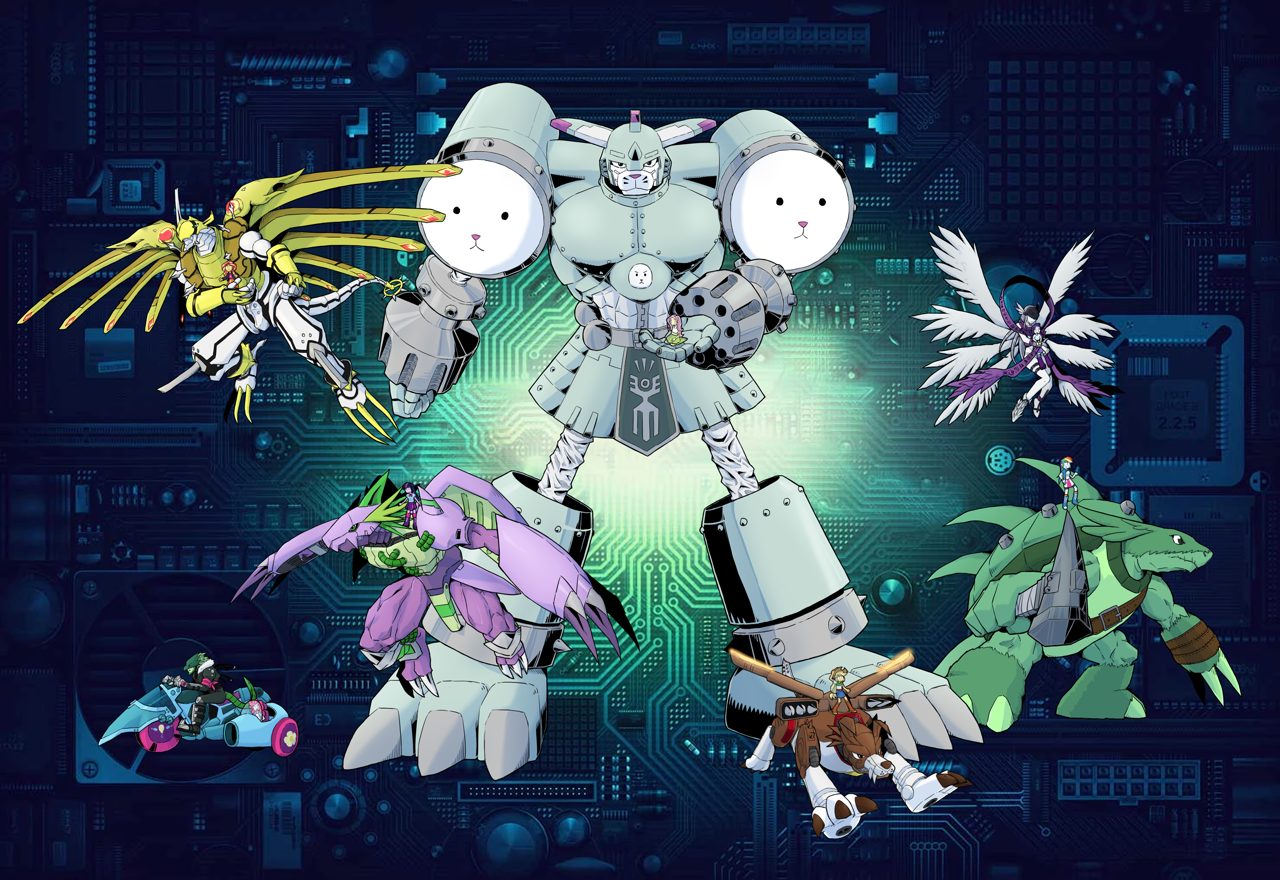 #3559955 - safe, artist:siemensohm, angel bunny, applejack, fluttershy ...