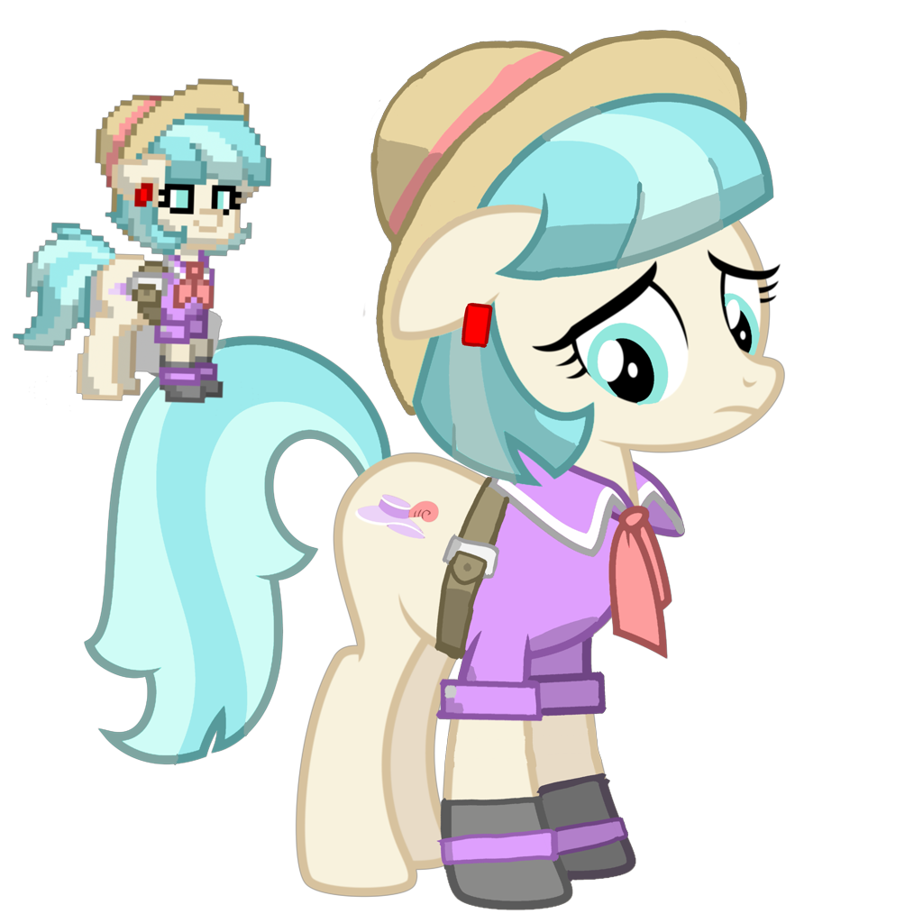 #3560545 - safe, artist:brain power, coco pommel, earth pony, pony ...