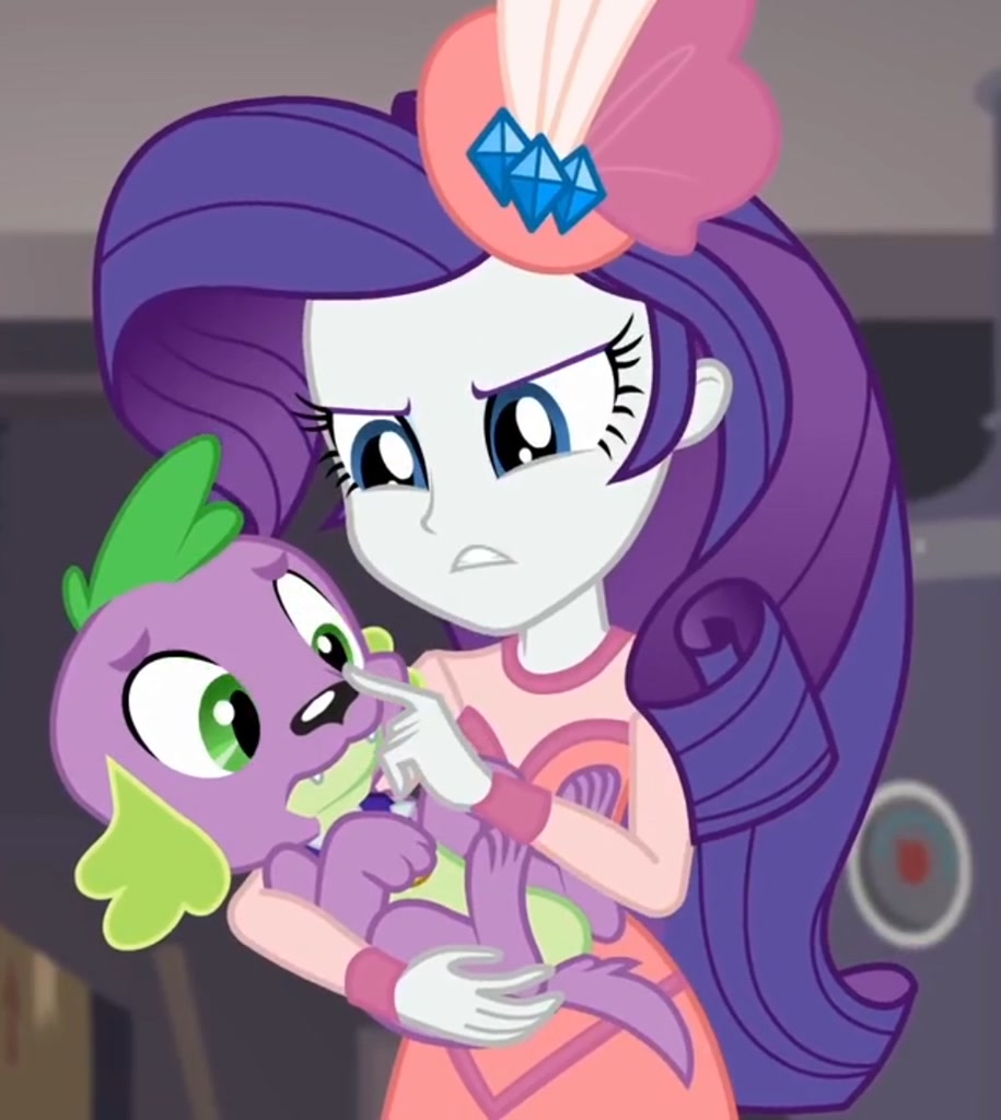 #3561487 - safe, screencap, rarity, spike, spike the regular dog, dog ...