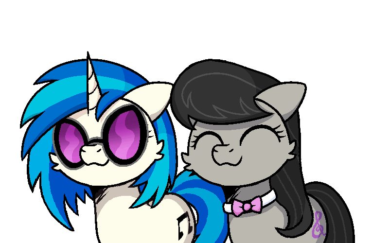 #3561536 - safe, artist:sugar morning, dj pon-3, octavia melody, vinyl ...