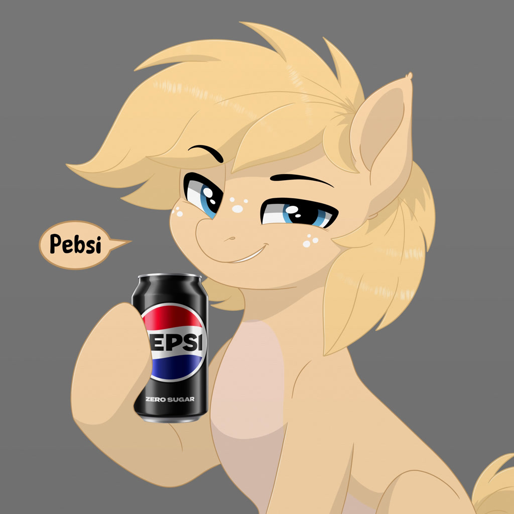 #3562249 - safe, artist:nineplusten, oc, oc only, oc:chaff, pony, drink ...