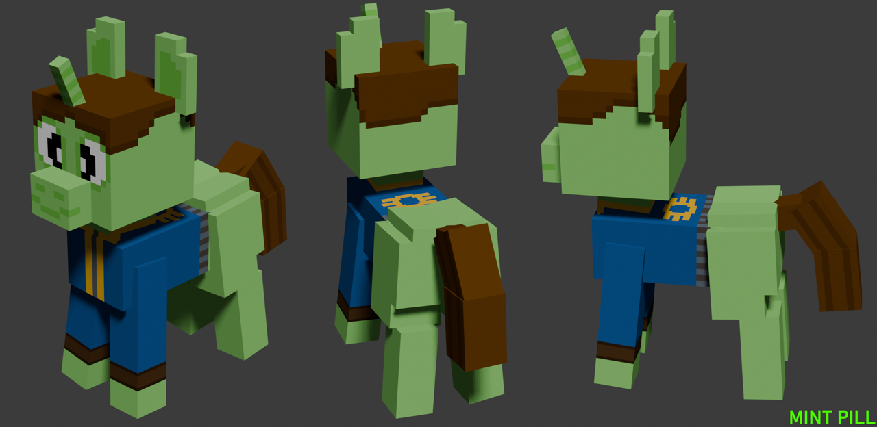 #3562496 - safe, artist:mint pill, oc, oc only, oc:mint pill, pony ...