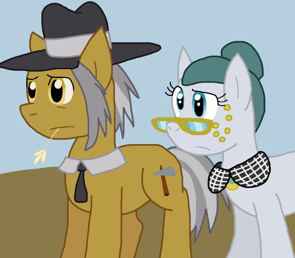 #3562801 - safe, artist:cmara, cloudy quartz, igneous rock pie, earth pony, pony, g4, couple ...