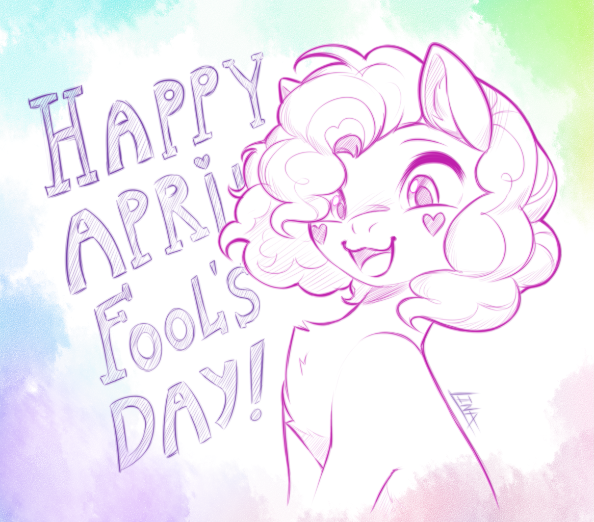 #3578039 - safe, artist:lina, pinkie pie, earth pony, pony, g4, :3 ...