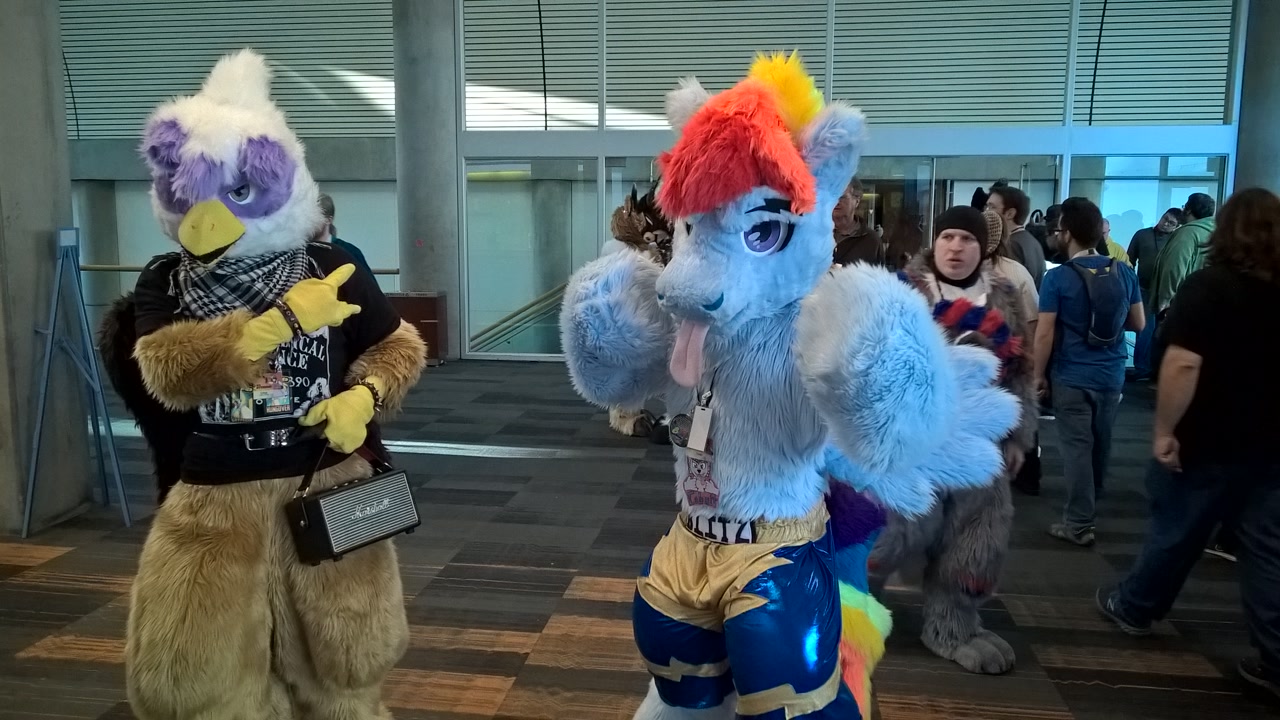 #3578041 - safe, gilda, rainbow dash, human, g4, 2016, bronycan ...