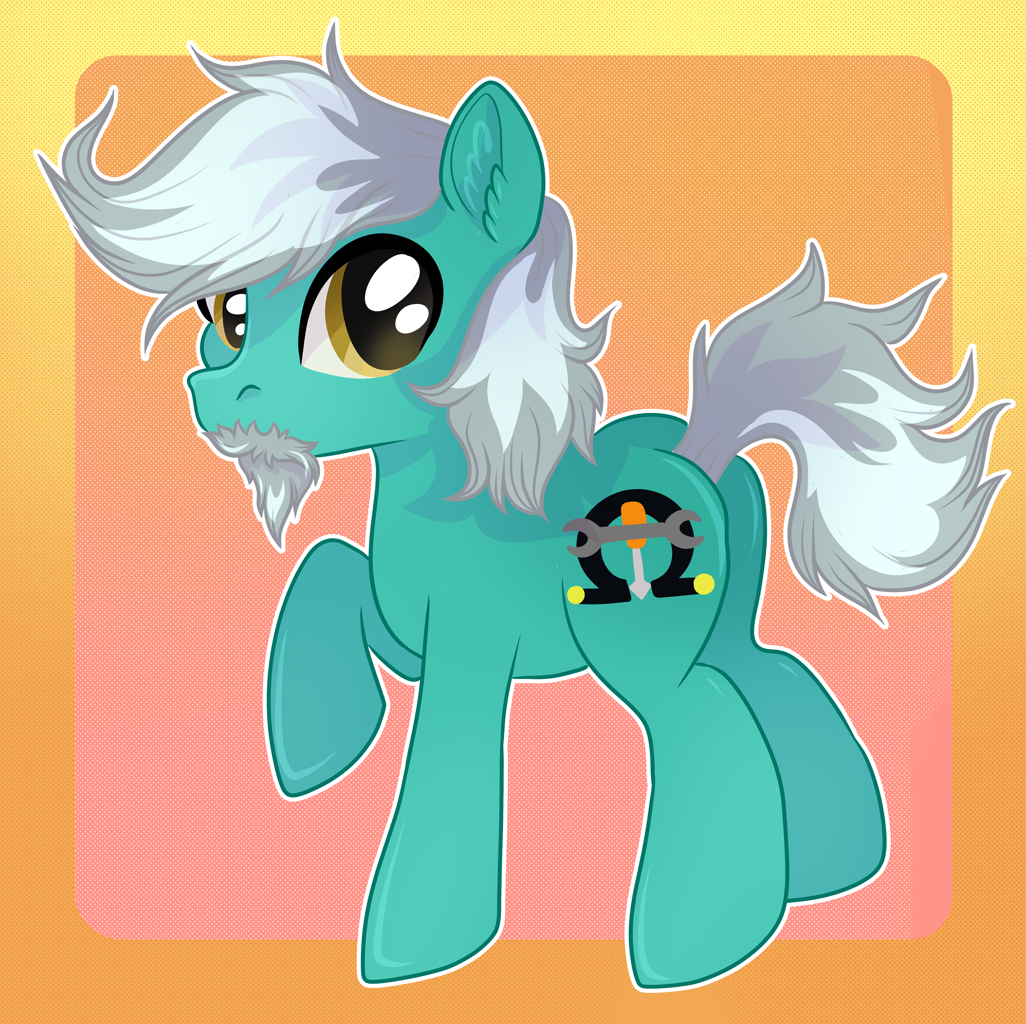 #3584229 - safe, artist:annuthecatgirl, oc, oc only, oc:teal tech, pony ...