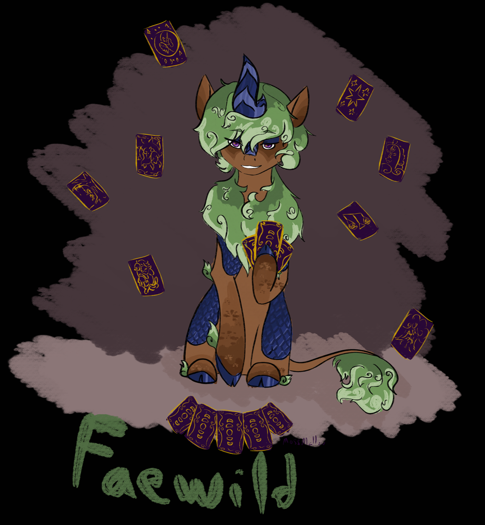 #3584669 - safe, oc, oc:faewild, kirin, pony, fortune teller - Derpibooru