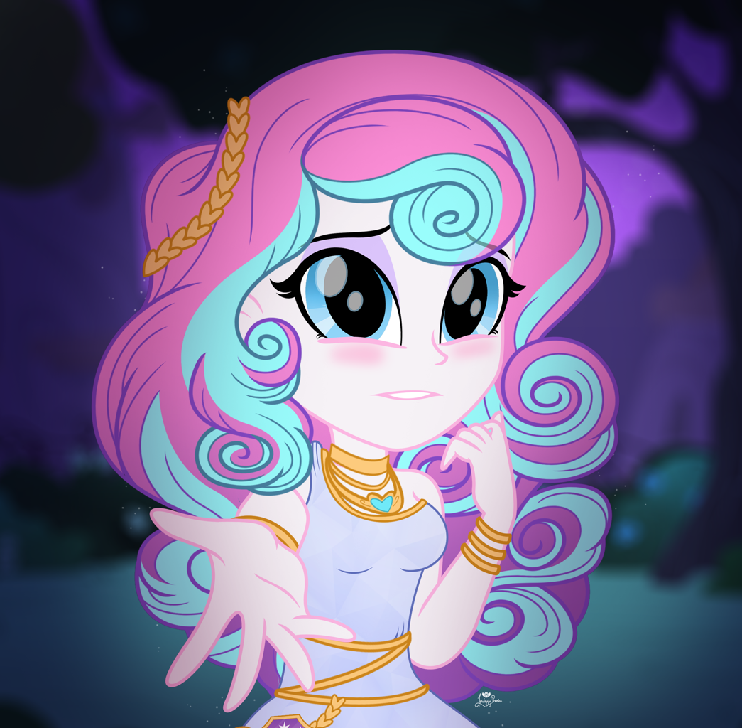 #3585032 - safe, artist:lovinglypromise, oc, oc only, oc:lovely promise, human, equestria girls ...