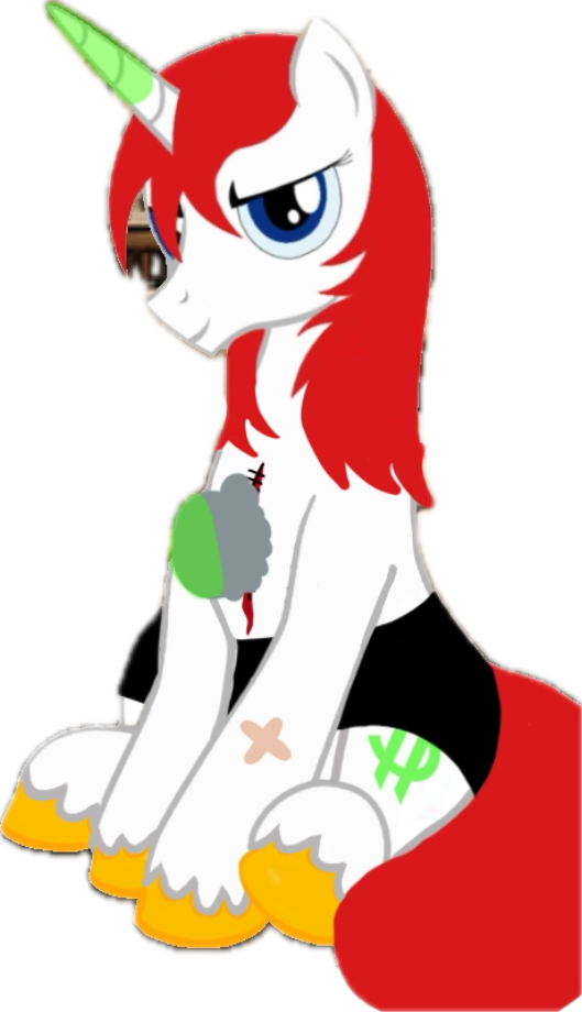 #3585174 - safe, artist:kingofmlp, oc, oc only, oc:lmoney, g4, 1000 hours in ms paint, band-aid ...