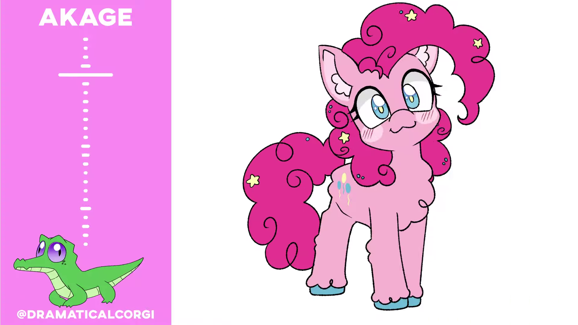 #3585313 - safe, artist:dramaticalcorgi, gummy, pinkie pie, alligator ...