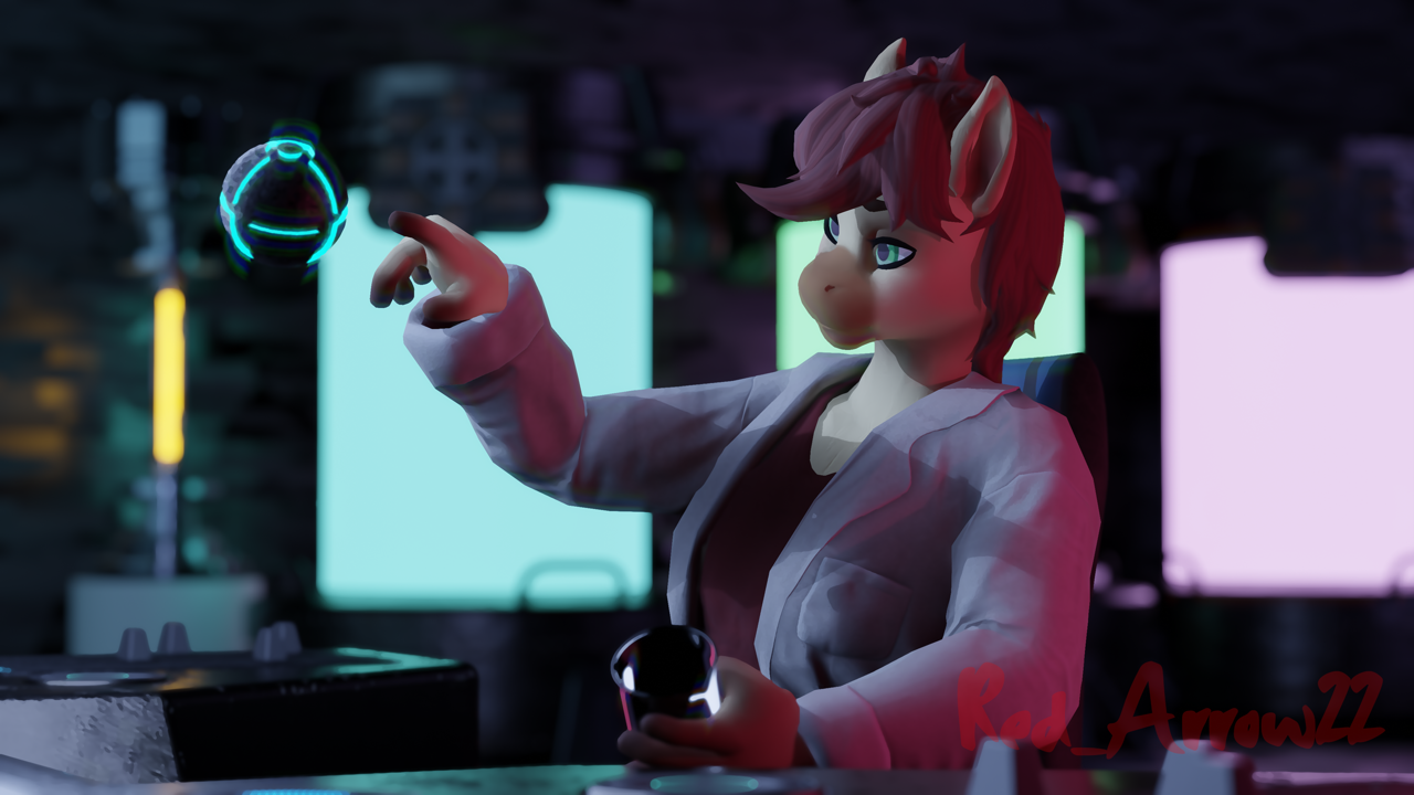 #3586072 - safe, artist:red_arrow22, oc, oc only, oc:calpain, pony ...