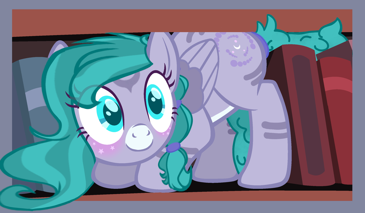 #3586130 - safe, artist:nebbles, oc, oc only, oc:nebuleia stargaze, pegasus, pony, zebra, base ...