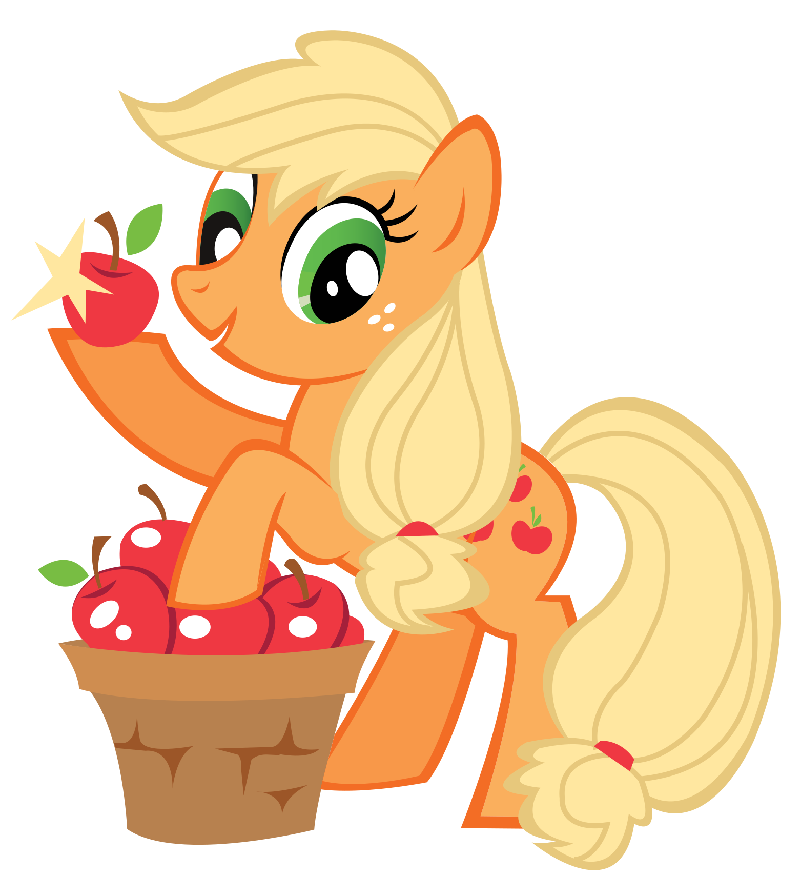 #3586827 - safe, applejack, bushel, hoss, earth pony, pony, g4 ...