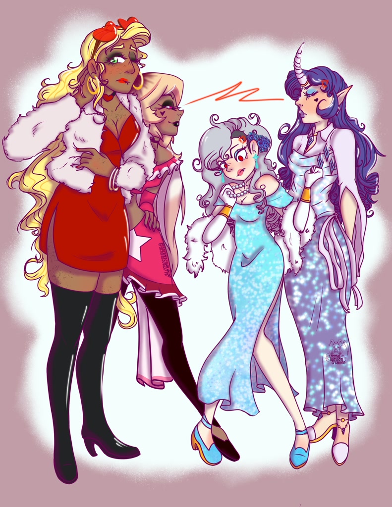 #3587018 - safe, artist:lovaiyanebc, applejack, rarity, human, g4 ...