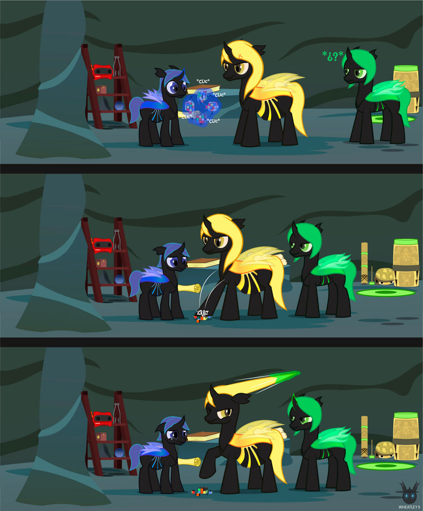 #3587531 - safe, artist:wheatley r.h., derpibooru exclusive, oc, oc only, oc:amparo de la miel ...