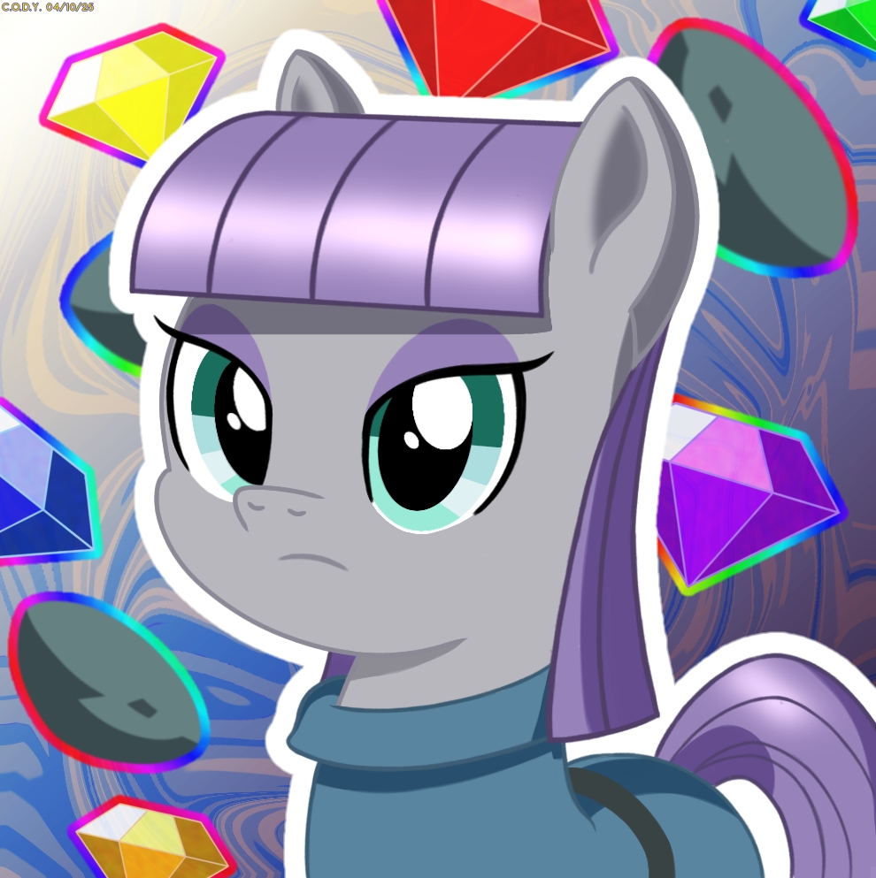#3587917 - safe, artist:codenamekid, boulder (g4), maud pie, earth pony, pony, g4, clothes, cute ...