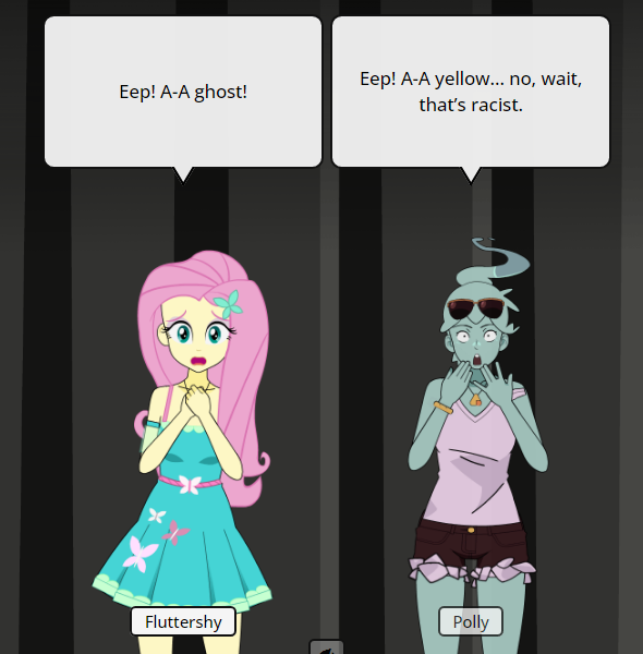 #3587943 - safe, artist:mymans76, fluttershy, butterfly, ghost, human ...