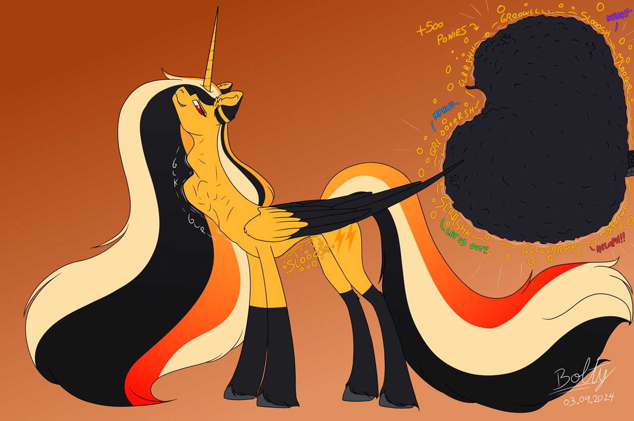 #3588412 - suggestive, artist:lightning bolty, oc, oc only, oc:lightning bolty, alicorn, pony ...