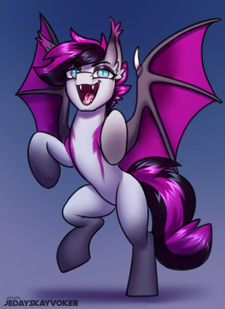 #3588597 - safe, artist:jedayskayvoker, oc, unnamed oc, bat pony, bat pony oc, bat wings, belly ...