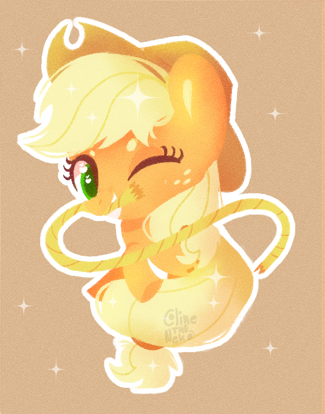 #3589207 - safe, artist:colinetheneko, applejack, earth pony, pony, g4 ...