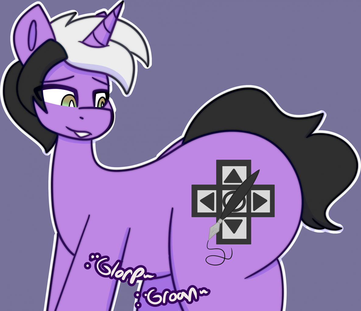 #3589813 - suggestive, artist:askhypnoswirl, oc, oc only, oc:diamond horseshoe, oc:rapid pixel ...