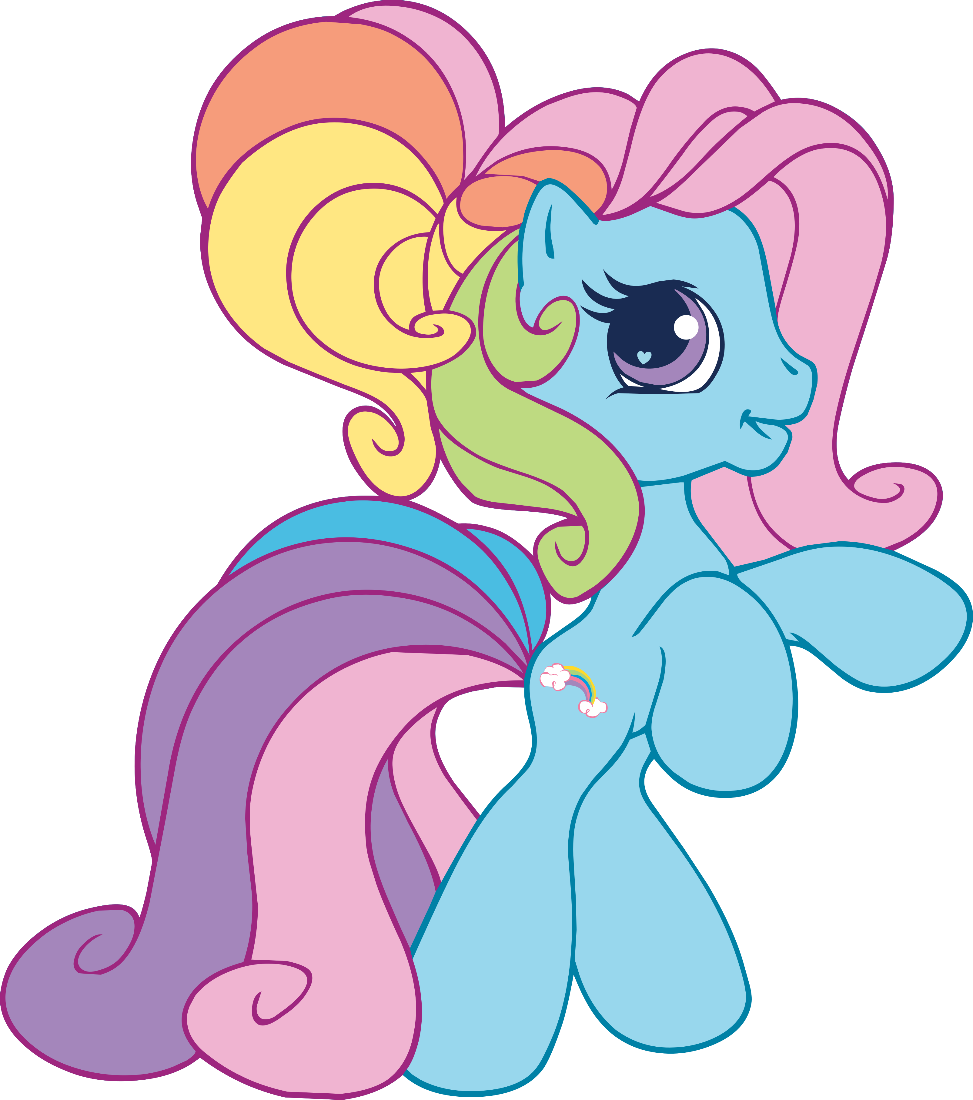 #3589846 - safe, rainbow dash (g3), earth pony, pony, g3, g3.5 ...