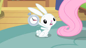 #3589908 - safe, screencap, angel bunny, fluttershy, rabbit, a bird in ...