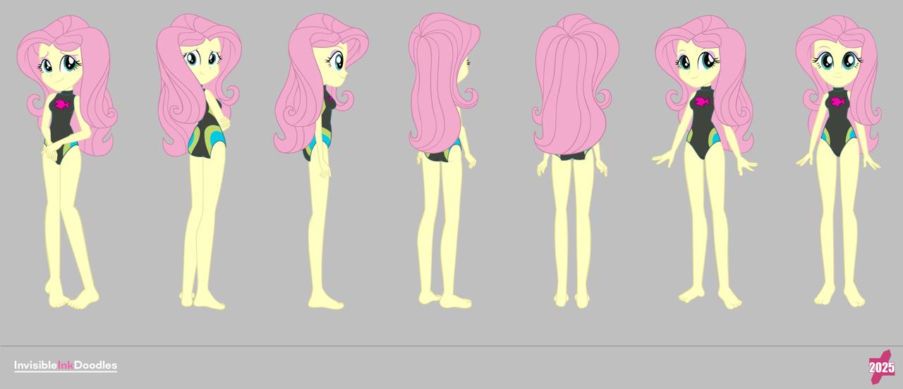 #3578663 - safe, artist:invisibleink, fluttershy, human, equestria girls, g4, butt, clothes ...