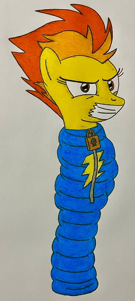 #3578992 - suggestive, artist:tfpandora, spitfire, pegasus, pony, g4 ...