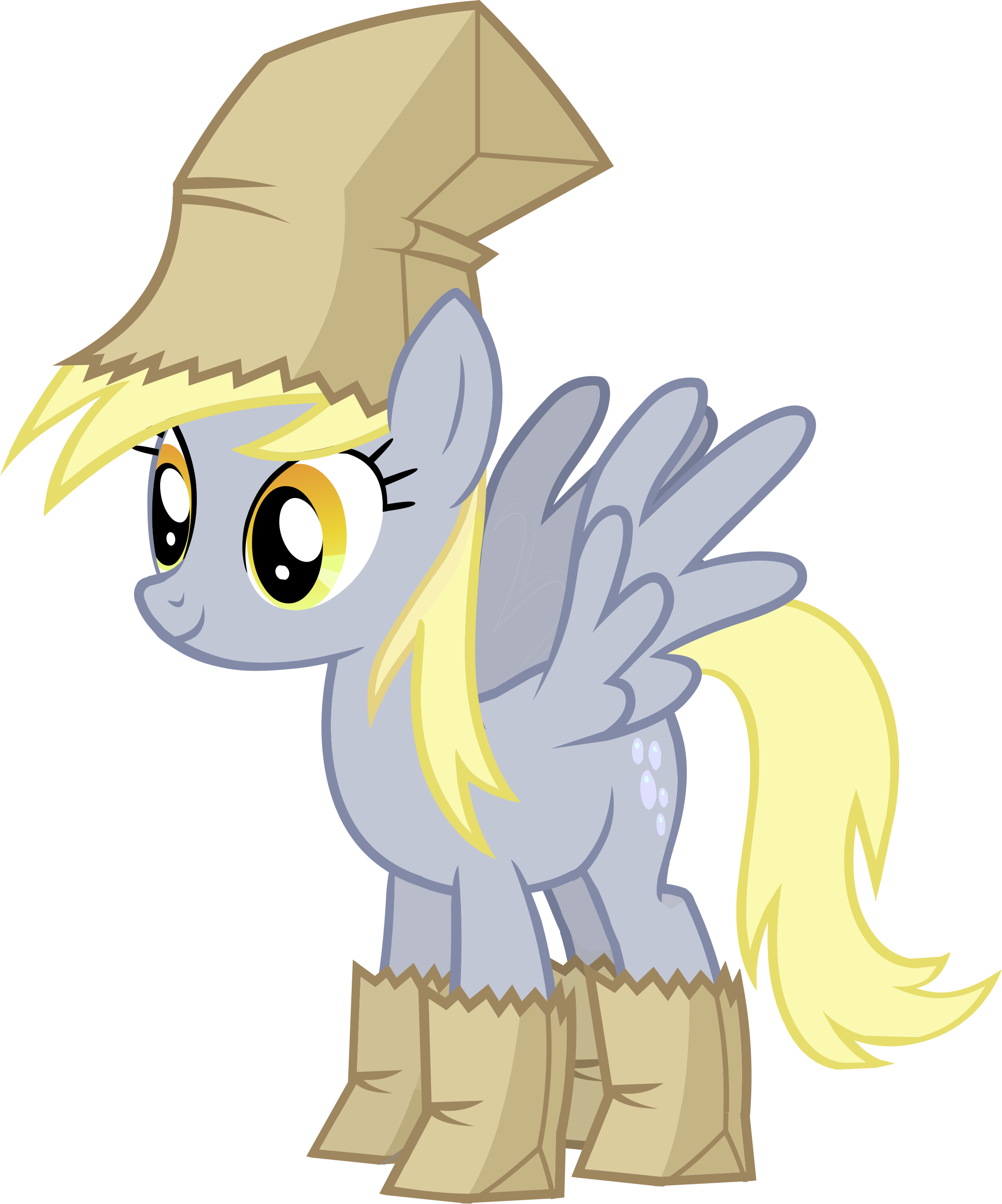 #3590151 - safe, derpy hooves, pegasus, pony, g4, official, .svg available, bag, castle creator ...