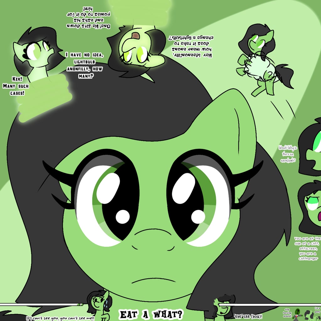 #3590765 - safe, artist:cosmicwaves35, oc, oc only, oc:anon, oc:filly anon, earth pony, object ...