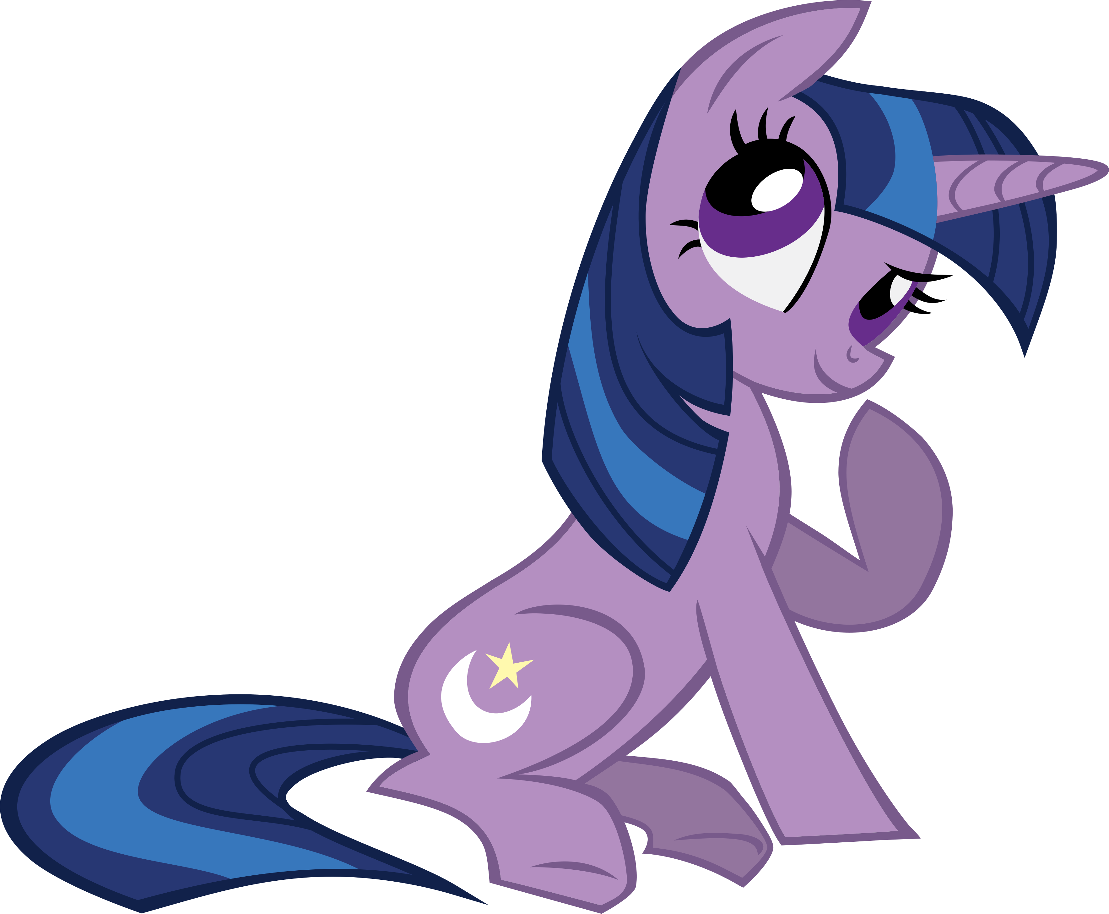 #3591528 - safe, artist:lauren faust, twilight sparkle, twilight twinkle (my little pony ...