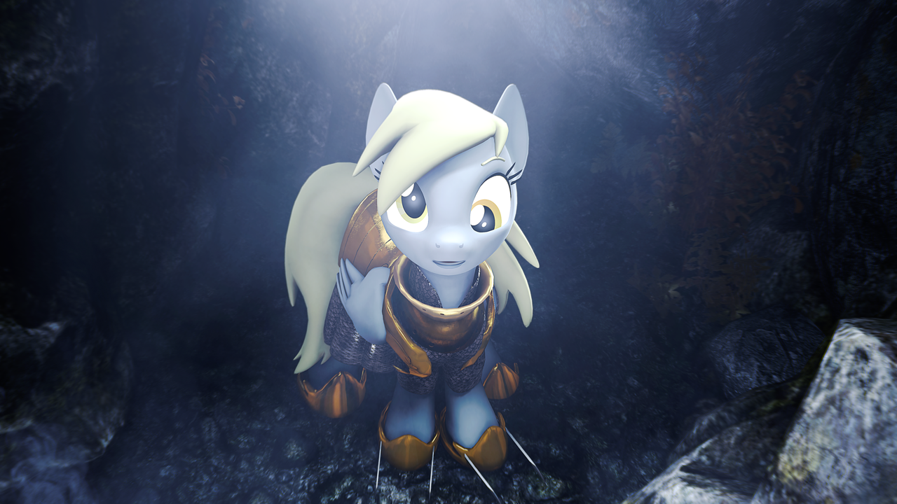 #3591610 - safe, artist:wintergleam, derpy hooves, pegasus, pony, g4 ...