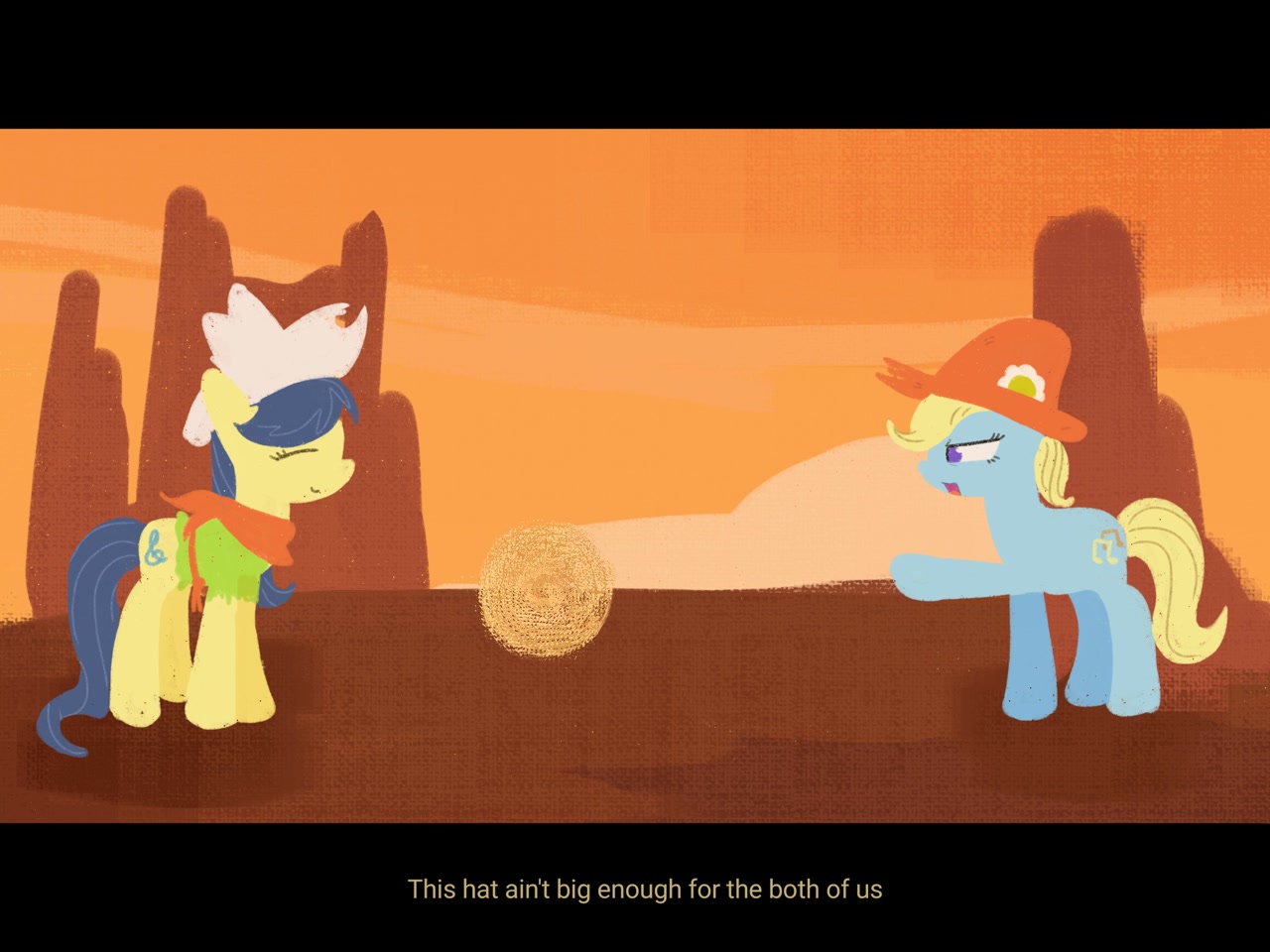 #3591617 - safe, artist:backgroundmares, blewgrass, fiddlesticks, pitch ...