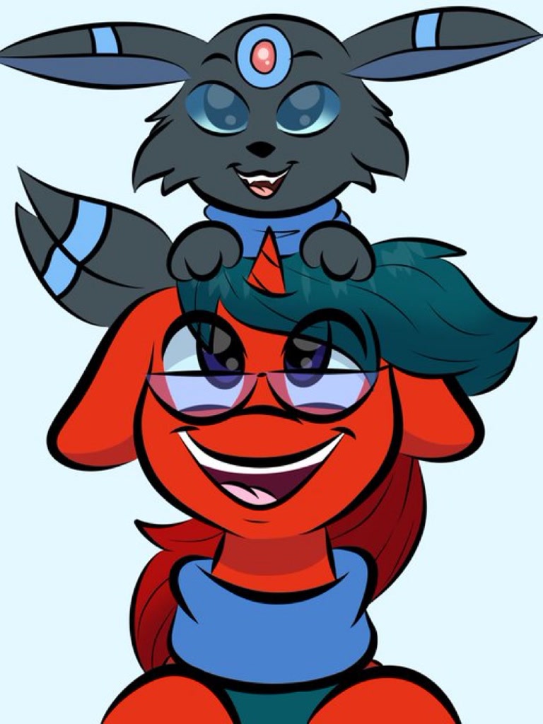 #3592599 - safe, artist:doodlesdoodles8, oc, oc only, oc:dusk screenwave, espeon, hybrid ...