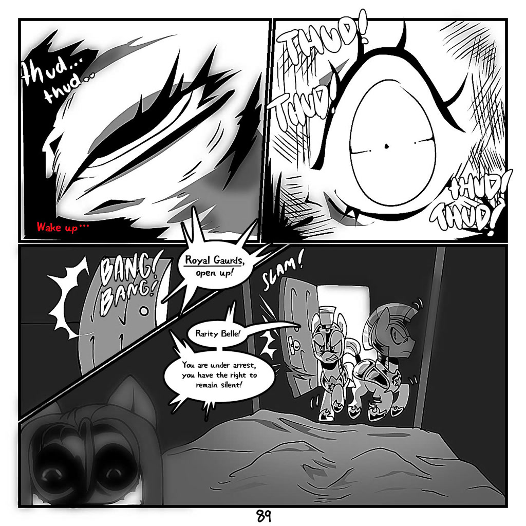 #3592984 - grimdark, artist:sinclairdugore, pinkie pie, rarity, pegasus ...