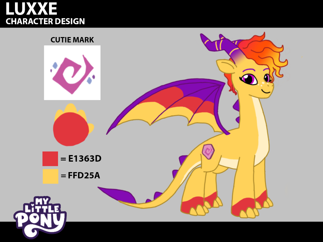 #3593290 - safe, artist:shucku, luxxe, dragon, g5, my little pony: tell ...