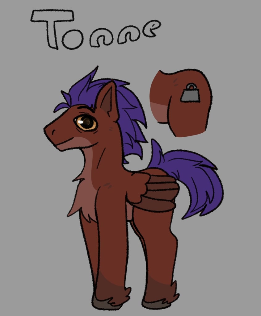 #3593402 - safe, artist:troplilly, oc, oc only, oc:tonne, pegasus, pony ...
