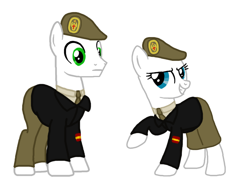 #3593442 - safe, artist:adonaire, earth pony, pony, g4, 2025, army ...