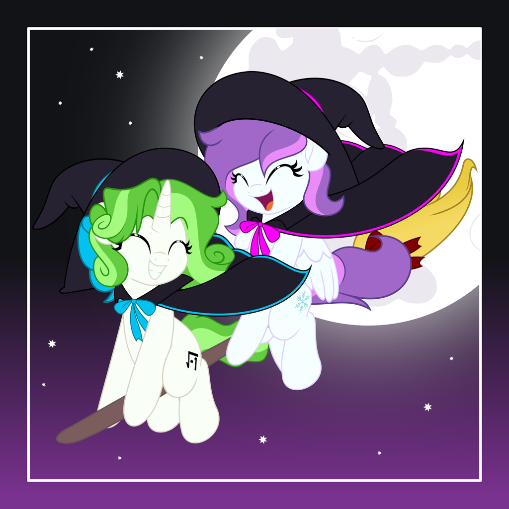 #3593755 - safe, artist:jhayarr23, oc, oc only, oc:minty root, oc:snow kicker, pegasus, pony ...