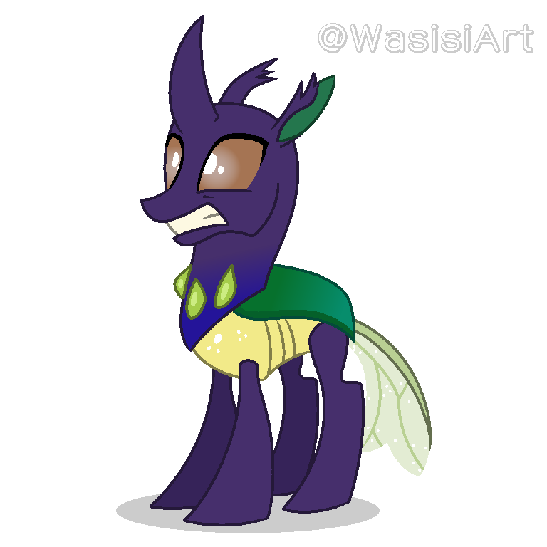 #3594035 - safe, artist:wasisi, oc, oc only, oc:wasisi, changedling, changeling, changedling oc ...